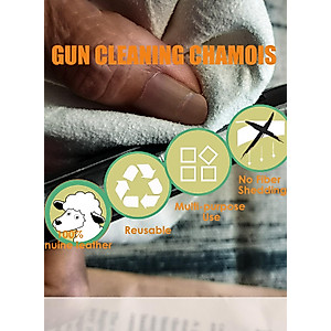 Gun Snake Cleaner, Barrel Rop for Handguns and Rifles 12 GA/.223 & 5.56mm/.38 & 9mm/.30 & 7.62mm,Gun Cleaning Kits with Gun Snake/Gun Cleaning Cloth,Gun Cleaning Supplies