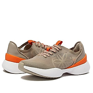 Gaiam Yoga Womens Walking Shoes with Lightweight Breathable Mesh - Casual Comfortable Athletic Tennis Walking Sneakers for Women with Memory Foam - Tan, 9.5 Medium