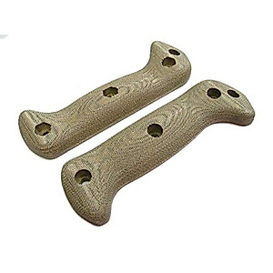 Ka-Bar 6-0077HNDL-7 Becker Knife Handles, Micarta, Tan, 5.5 inch