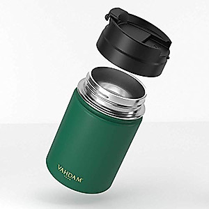 Stainless Steel Tumbler 8.8oz/260ml - Green | Vacuum Insulated, Double Wall, Sweat-proof Sipper Bottle with Lid for Hot and Cold Drinks | Travel Coffee Sports Bottle