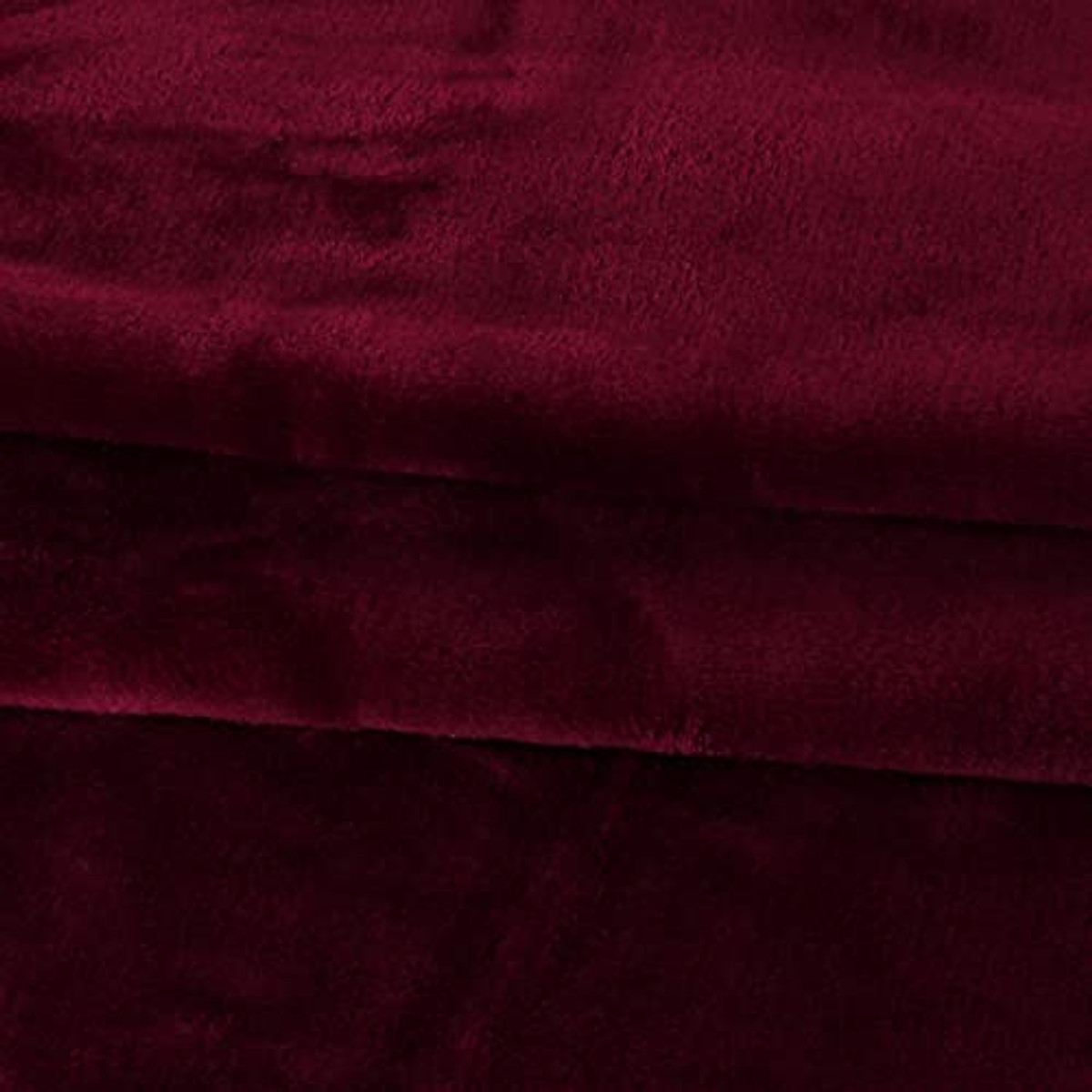 WONTEX Throw Blanket Burgundy Throw Size 50x60 inch for Couch Bed Soft Thermal Blanket for Winter All Seasons