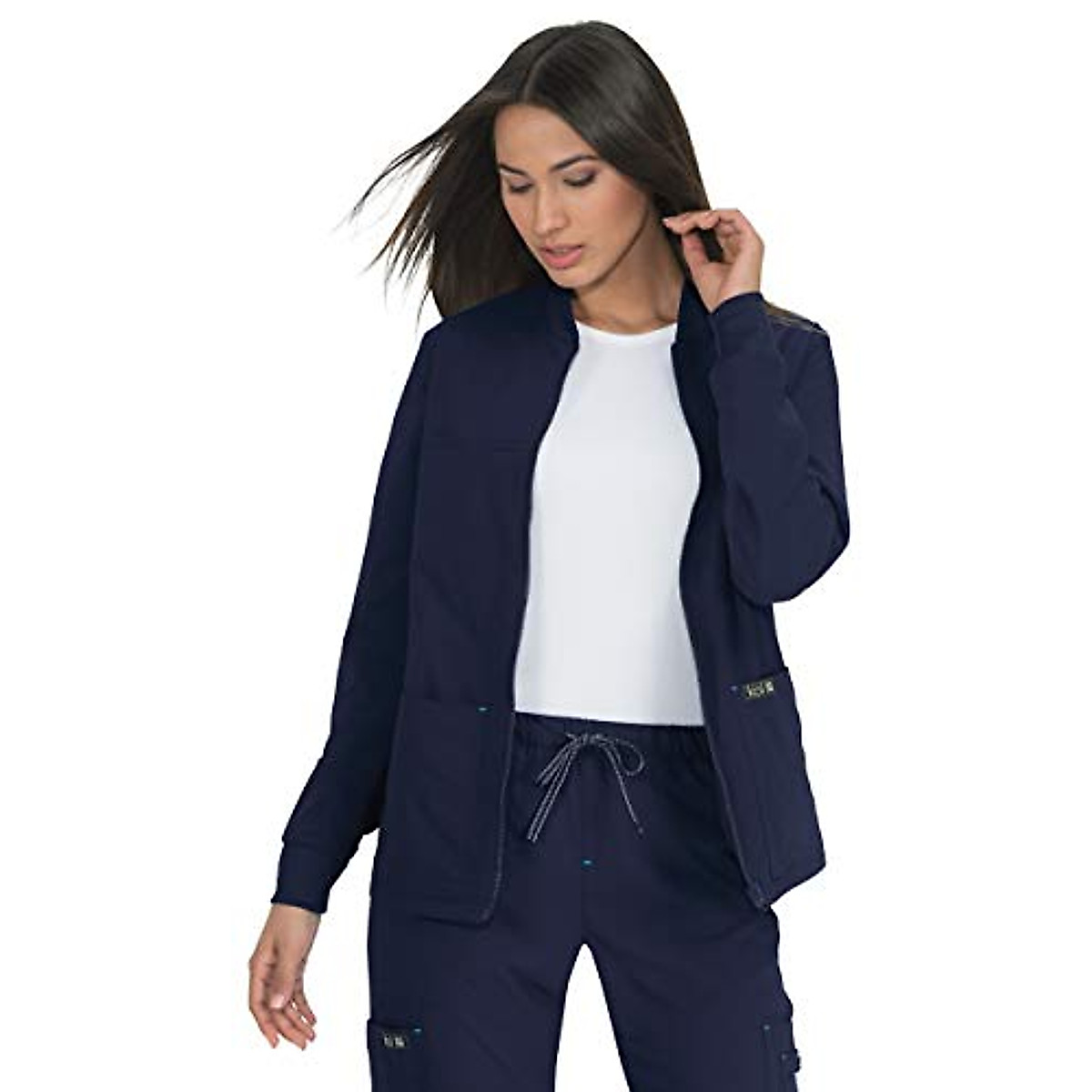 KOI Basics 448 Unisex Hayden Scrub Jacket Navy XL