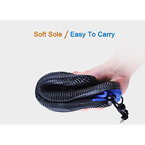 Dive Boots Neoprene Wetsuit Booties Scuba Diving Booties 3MM 5MM for Men Women, Fin Booties Quick-Dry Anti-Slip Water Sports Boots for Surfing Fishing Kayaking (3mm Grey, US Men’s 5 / US Women’s 6)