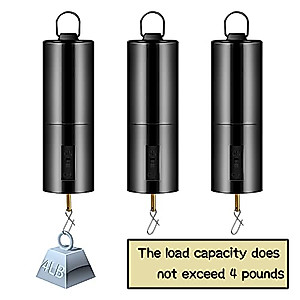 Hanging Black Rotating Motor Wind Spinner Motor Mobile Battery Operated Motor Multi-Purposes Rotatable Hook for Garden Decoration Accessory Supplies (1)