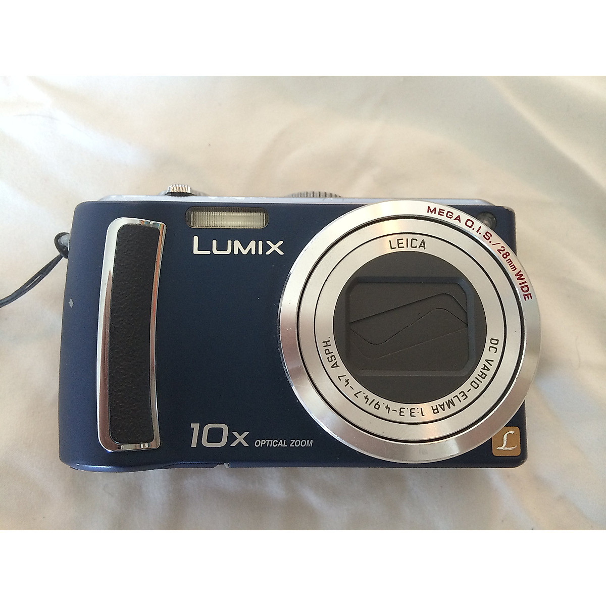 Panasonic Lumix DMC-TZ5A 9.1MP Digital Camera with 10x Wide Angle MEGA Optical Image Stabilized Zoom (Blue)