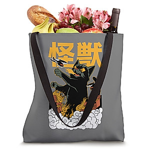 Kaiju Anime Cat Monster Japanese Tote Bag