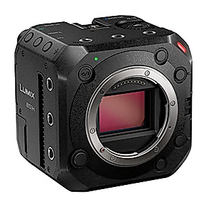 Panasonic Lumix BS1H Full-Frame Box-Style Live & Cinema Camera with Panasonic LUMIX S 50mm f/1.8 L-Mount Lens Bundle (2 Items)