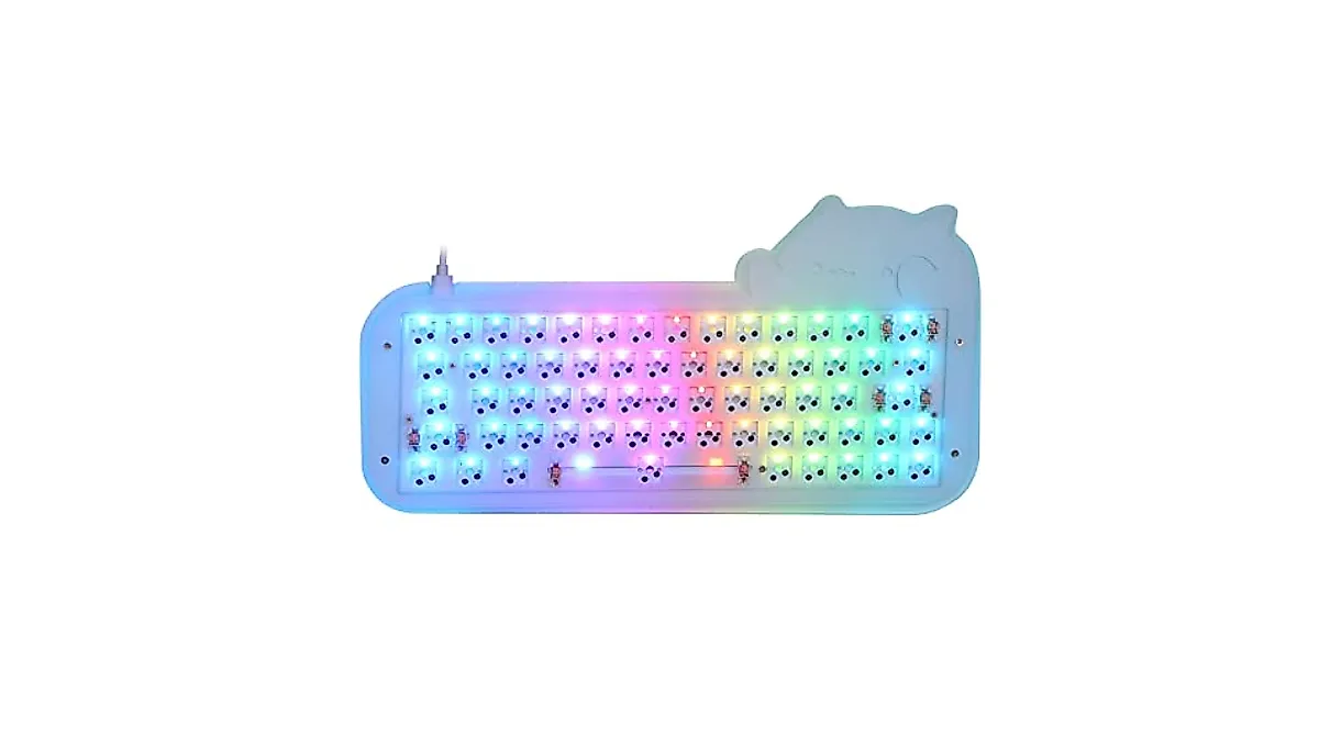 EPOMAKER Mini Cat 64: 60% Hot Swappable Gaming Kit