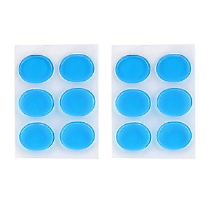 12Pcs Silicone Drum Dampeners Gel Pads,Drum Damper for Drums Tone Control