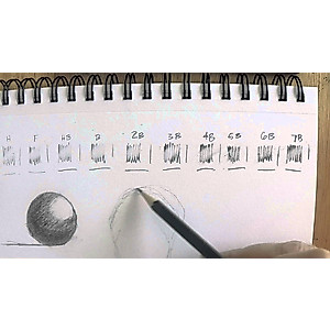 Faber-Castell Castell 9000 Art - Set of 12 (8B, 7B, 6B, 4B, 2B, B, HB, F, H, H & 2H)