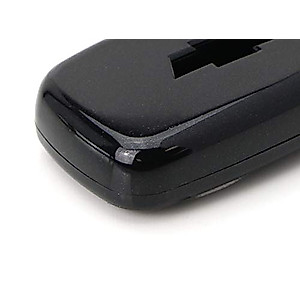 iJDMTOY Glossy Metallic Black Exact Fit Key Fob Shell Cover Compatible With 2016-up Chevrolet Camaro Cruze Spark Volt, 2017-up Malibu Bolt Sonic Trax, etc