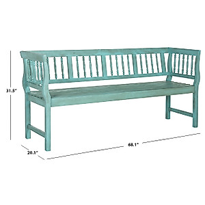 SAFAVIEH PAT6732A Outdoor Collection Brentwood Bench