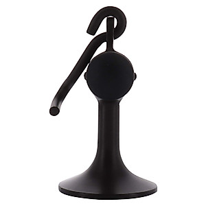 C.R. LAURENCE DL2521DU CRL Dark Bronze Floor Mounted Heavy-Duty Door Stop with Hook and Holder