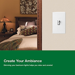 Lutron Ariadni/Toggler LED+ Dimmer | 150-Watt, Single-Pole/3-Way | AYCL-153P-WH | White