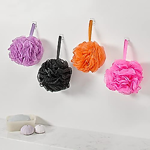 Bath Loofah Sponge Collection (8-Pack), Bath Shower Loofah Sponges - Mesh Pouf Shower Body Scrubber Exfoliators