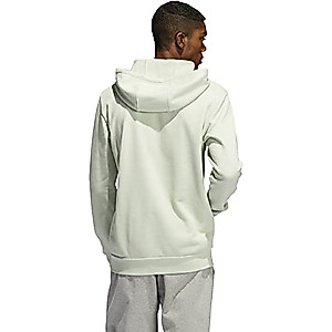 adidas Men's Embroidery Graphic Hoodie, Linen Green, Medium
