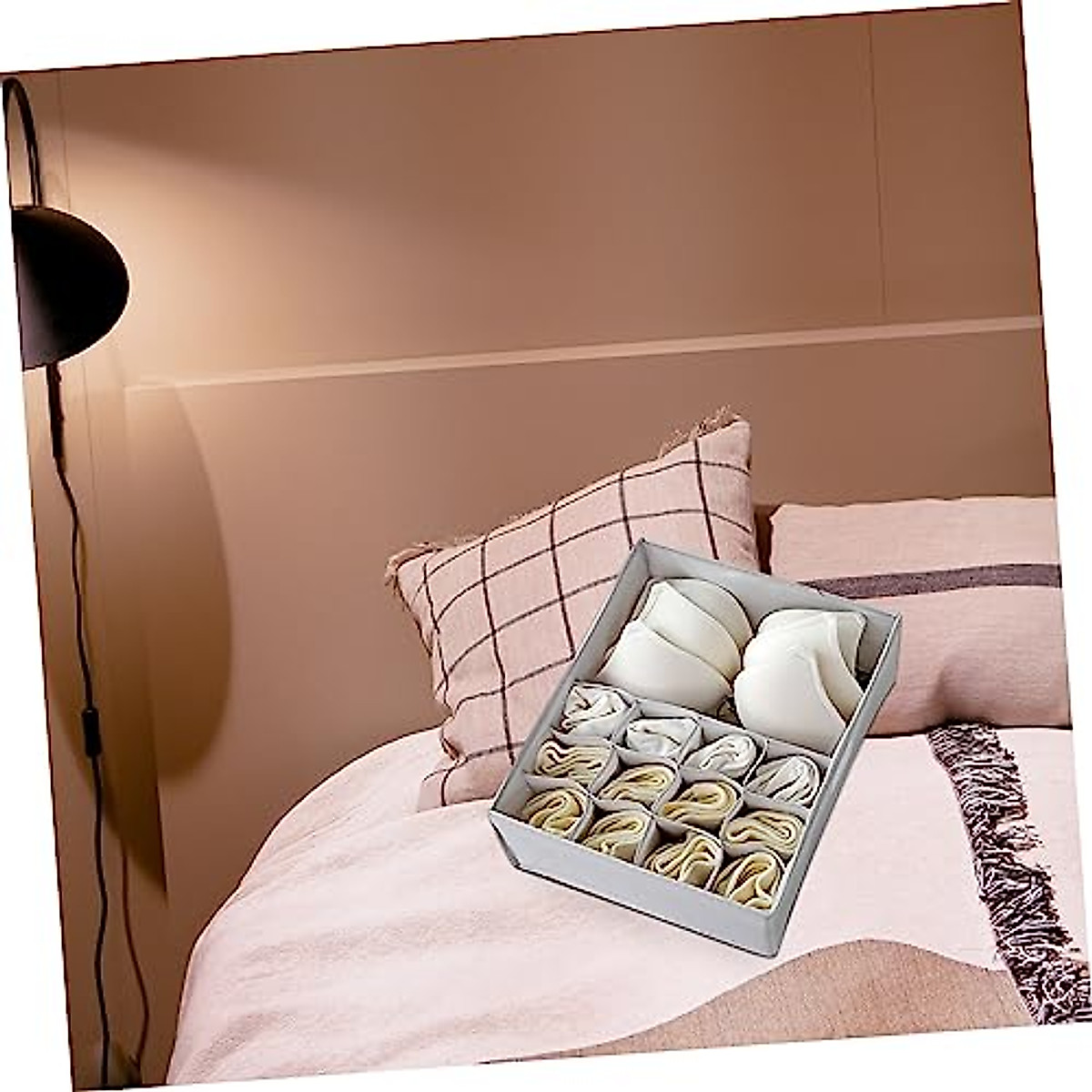 BESTOYARD underwear storage box clothes drawer hanging drawers for closet collapsible container cloth Drawer Dividers bra Socks Storage Container underwear drawer underwear storage organizer