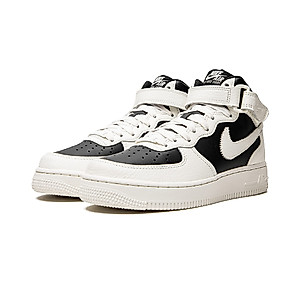 Nike Womens WMNS AIR Force 1 '07 MID DV2224 001 Black Sial - Size 12W