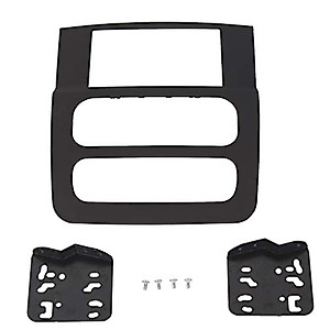 HECASA Double Din Radio Stereo Dash Kit Compatible with 2002 2003 2004 2005 Dodge Ram 1500 2500 3500 Without Wiring Harness