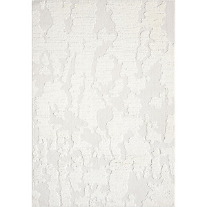 Abani Nomad Cream Area Rug 8' x 10' for Living Room, Bedroom - Abstract Pattern - Durable & Easy to Clean