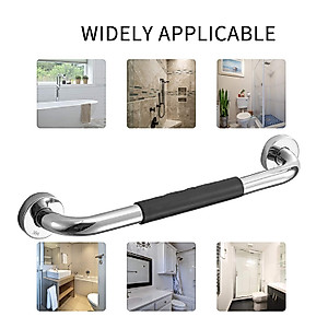 fangzi Bathroom Grab Bar Toilet Shower Bathtub Handi Support Balance Grab Bar Stainless Steel Rubber Safety Rail