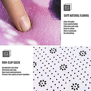 Xjsadxcz 4 Piece Baby Yoda Shower Curtain Sets with Including Square Non-Slip Floor Mat, U-Shaped Mat, Toilet lid Cover Mat, and Shower Curtain with ，72"x72"