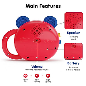 Teddy tunez Baby Teething Toys 1 Year Old boy Toys, Toddler Toys Teething Toys, Rattle Toys for Babies 0-6 Months, 9 Month Old Baby Toys, Baby boy Toys 4 Month Old Toys for Babies, Baby Teething