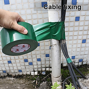 BOMEI PACK 3 Inch Green Duct Tape Waterproof,Heavy Duty,3 Inch x 60 Yards,9 Mil Industrial Grade Green Duct,No Residue,Strong,Flexible and All Weather,Professional for Indoor & Outdoor Use