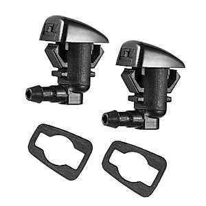 Front Windshield Washer Nozzle Wiper Spray Kit Compatible with 2008-2011 Ford Focus 2007-2011 Edge 2007-2010 Lincoln MKX Base Premium Sport OEM 8S4Z17603AA 7T4Z-17603-A (pack of 2)