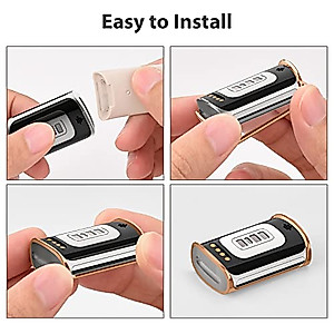 4 PACK Screen Protector Compatible with Fitbit Charge 5(NOT for Charge 4/3),TPU All-Around Protective Case Cover Rugged Bumper Shell Accessories for Charge5 Smartwatch,Black/Silver/Rose Gold/Rose Pink