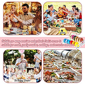 6 Pcs Clear Cracker Tray for Serving Rectangular Cracker Holder for Serving Trays Clear Food Display Stands for Party Acrylic Cracker Dish Biscuit Stand Cracker Server for Home (U Shape)