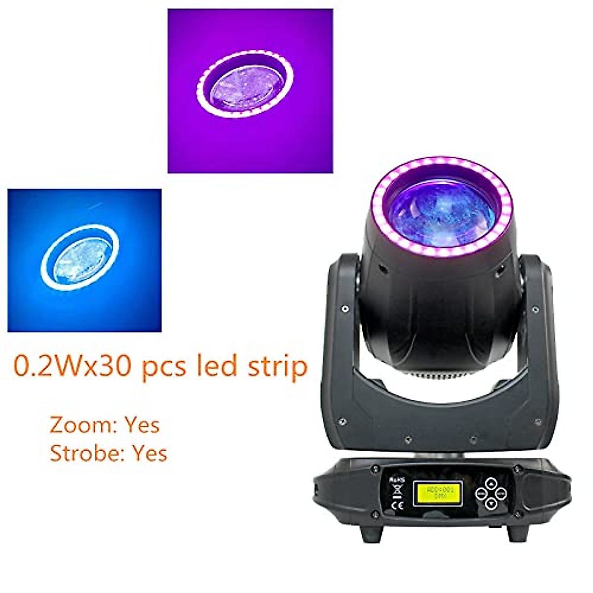 BORYLI Moving Head Light Bulb 230w for Stage Lighting (100W Beam Moving Head)