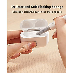 Airpod Cleaner Kit，Earbud Cleaning Kit for Airpods Pro 1 2 3, Xsusmdom Cleaning Pen for Wireless Earbuds, 3 in 1 Multi-Purpose case Cleaning Tool