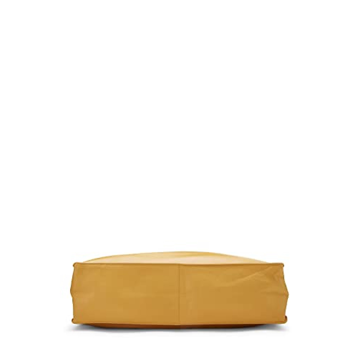 Chanel, Pre-Loved Yellow Lambskin Flat Chain Handle Tote, Yellow