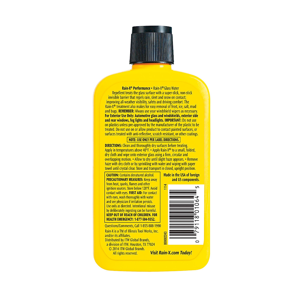 Rain-X 800002243 Glass Treatment- 7 fl oz. ( Packaging may vary )