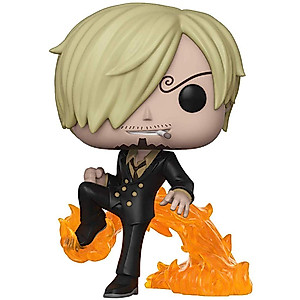 POP One Piece - Vinsmoke Sanji (Fishman) Funko Pop! Vinyl Figure (Bundled with Compatible Pop Box Protector Case) Multicolor 3.75 inches