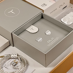 Tanchjim Ola 10mm Dynamic Driver IEMs, DMT4 Architecture HiFi in Ear Earphone (Without Mic)