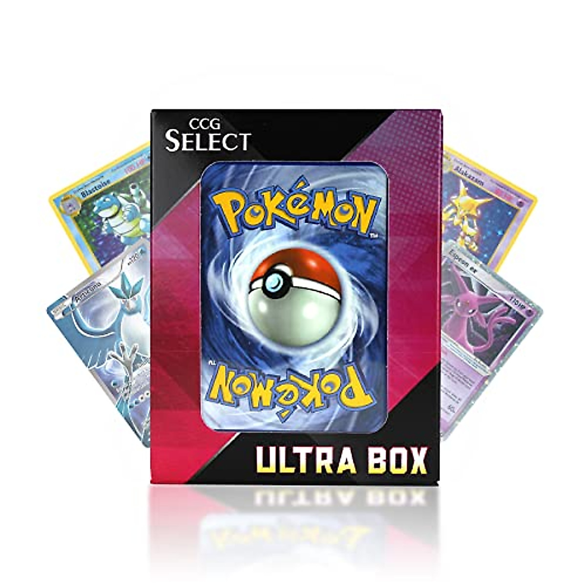 CCG Select Ultra Box | 100 Cards with 2 Guaranteed Ultra Rares | Plus 8 Holo or Rare Cards | Compatible with Pokemon Cards