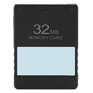 Ymiko Memory Card 8M/16M/32M/64M MCboot Memory Card Game Data Saver for PS2 Console (32M)