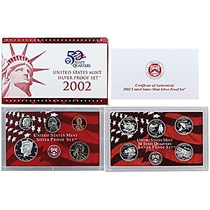 2002 S US Mint Silver Proof Set