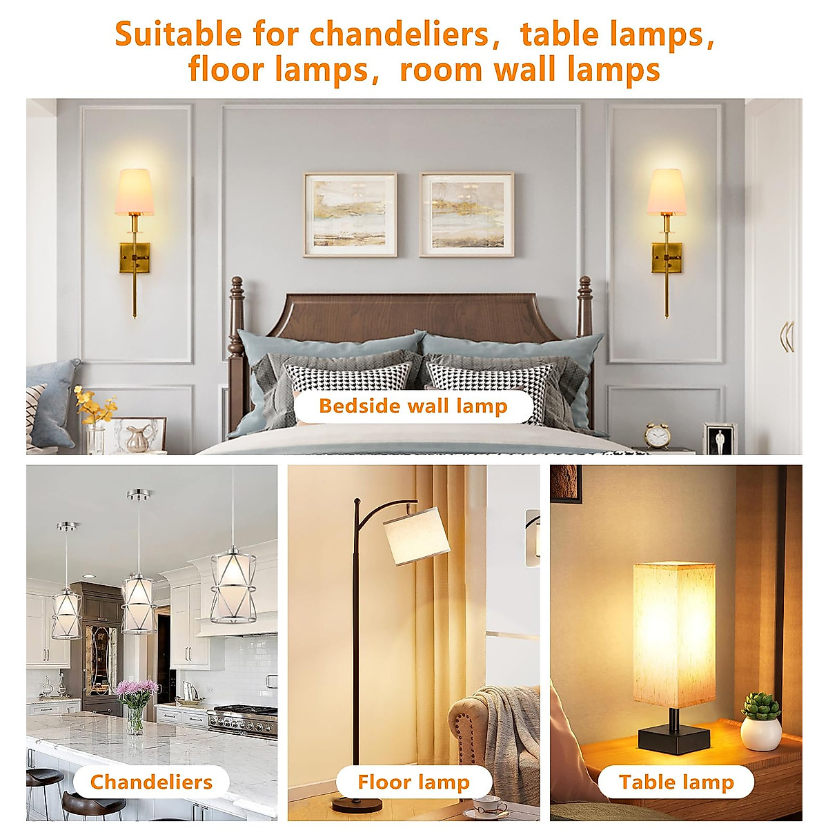 USB C Rechargeable Light Bulbs with Remote, 5W LED Dimmable Battery Powered Light Bulb, Touch Control E26 Portable Emergency Light Bulbs with Timer, for Home Power Outages, Non Hardwired, 2 Pack