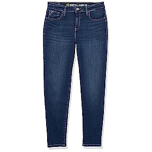Nautica Women's Jeans Co. True Flex Mid-Rise Skinny Denim, Deep Wave Wash