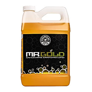Chemical Guys CWS213 Mr. Gold Foaming Car Wash Soap (Works with Foam Cannons, Foam Guns or Bucket Washes) Safe for Cars, Trucks, Motorcycles, RVs & More, 128 fl oz (1 Gallon), Pina Colada Scent