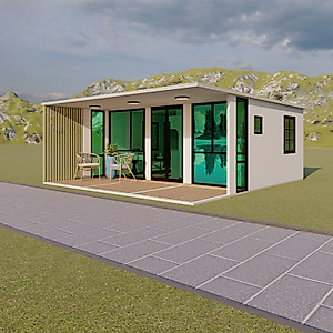 Retro Design Container House Portable House Modular Foldable Portable Tiny Modular Prefab House Restaurant