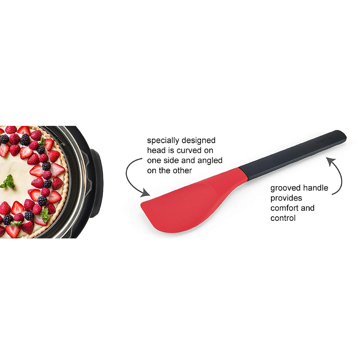 Instant Pot Official Spoon Spatula, One Size, Red