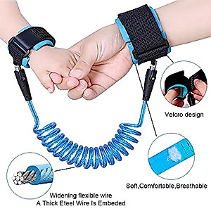 Toddler Leash -Anti Lost Wrist Link for Toddlers -Toddler Harness,3 in 1 Toddler Harness Leashes,Toddler Walking Wristband Assistant Strap for Parent Kids Outdoor Activity,Suitable for Girls and Boys