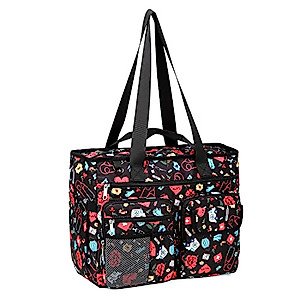 New Nurse Gifts for Women Her Nursing School Student Graduation Appreciation Birthday Christmas Gift,Large Tote Bag for Work CNA Nurse Accessories Essentials Supplies Medical Assistant Equipment Clinical Bag Home Health Bolsos De Enfermeria