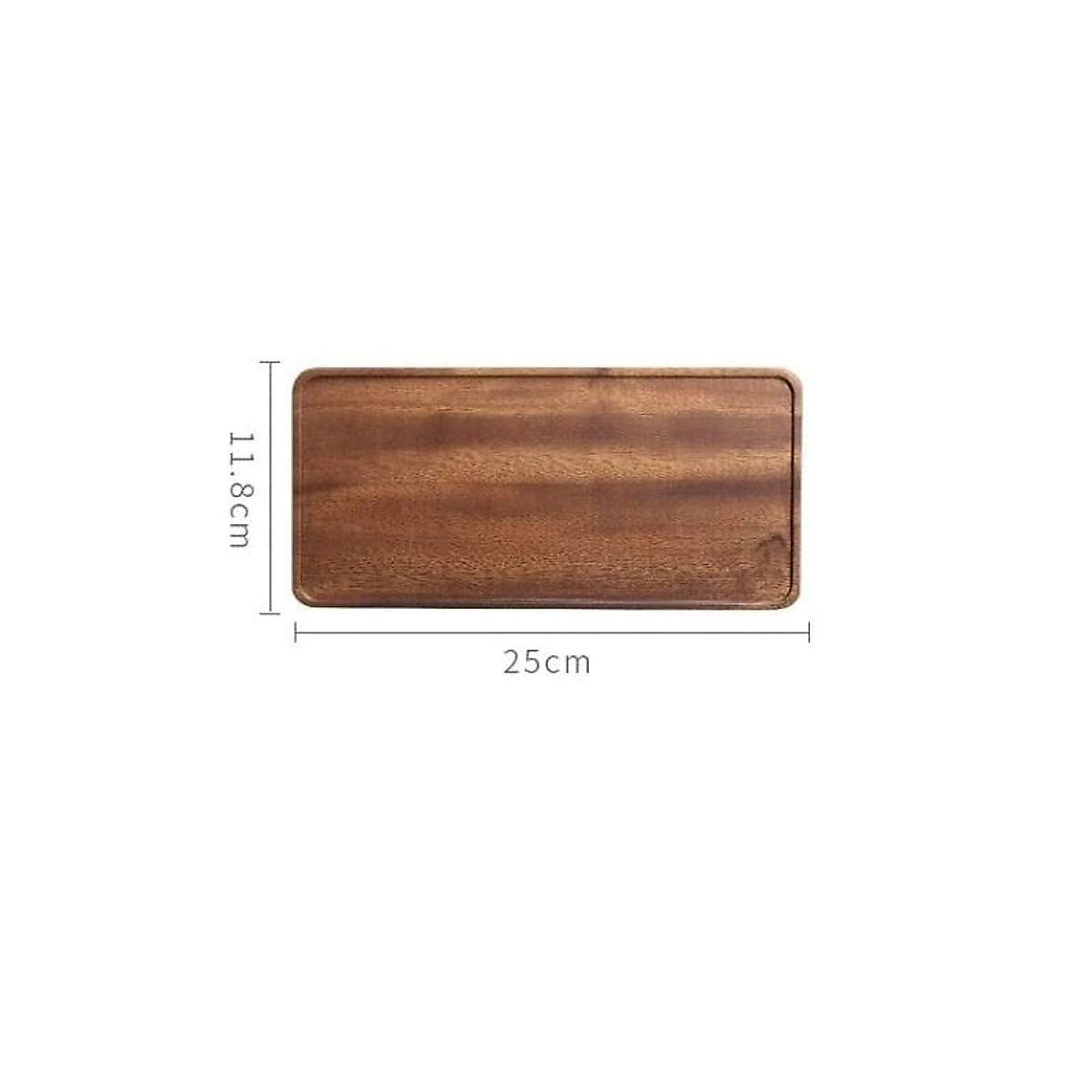 Natural Wooden Tray Rectangular Plate Fruit Snacks Food Storage Trays Hotel Home Serving Tray Decorate Supplies