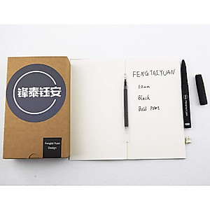 Fengtaiyuan 10P18, Black Gel Ink Rollerball Pens - Comfortable Non-Slip Grip, Black Ink, Bold Point, 1.0mm Quick-Drying Ink, 18-Piece Box (10P18)