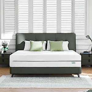 Novilla Queen Mattress, 8 Inch Memory Foam Mattress for Pressure Relief & Comfort Sleep, Medium Firm Feel with Motion Isolating, Queen Mattress in a Box, White
